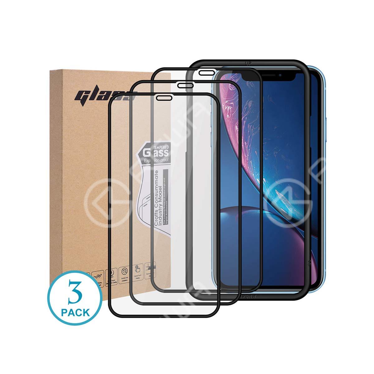 3 Pack Screen Protector Tempered Glass With Install Gudiance Frame For ...