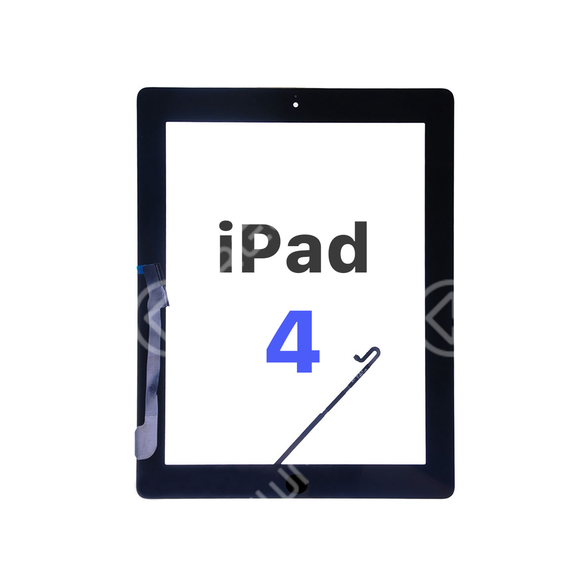 For Apple iPad 4 Touch Screen Digitizer Assembly Replacement