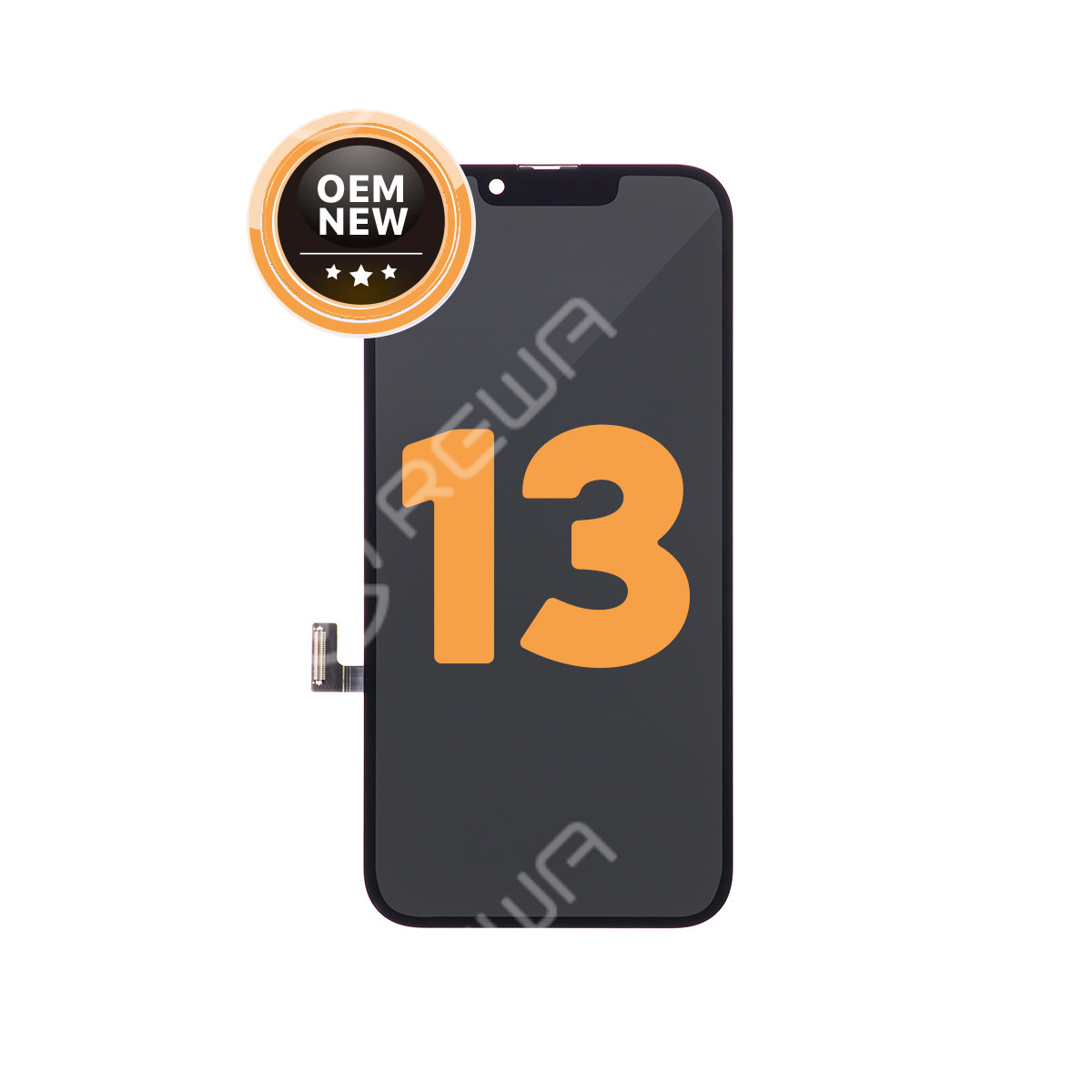 Apple iPhone 13 OLED Assembly Screen Replacement With Frame (OEM New)